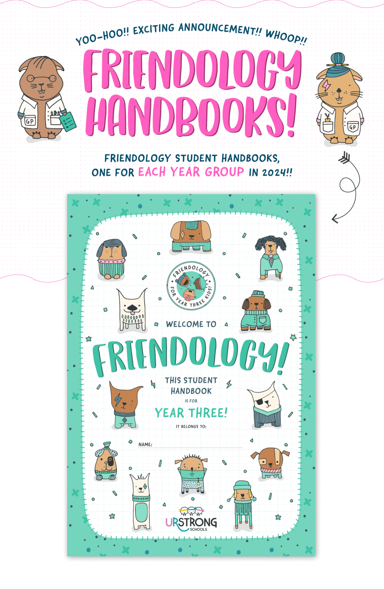 Friendology Student Handbooks for Each Grade in 2024! | URSTRONG