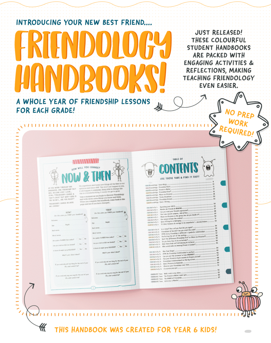 JUST RELEASED: Friendology Student Handbooks for Each Grade! | URSTRONG