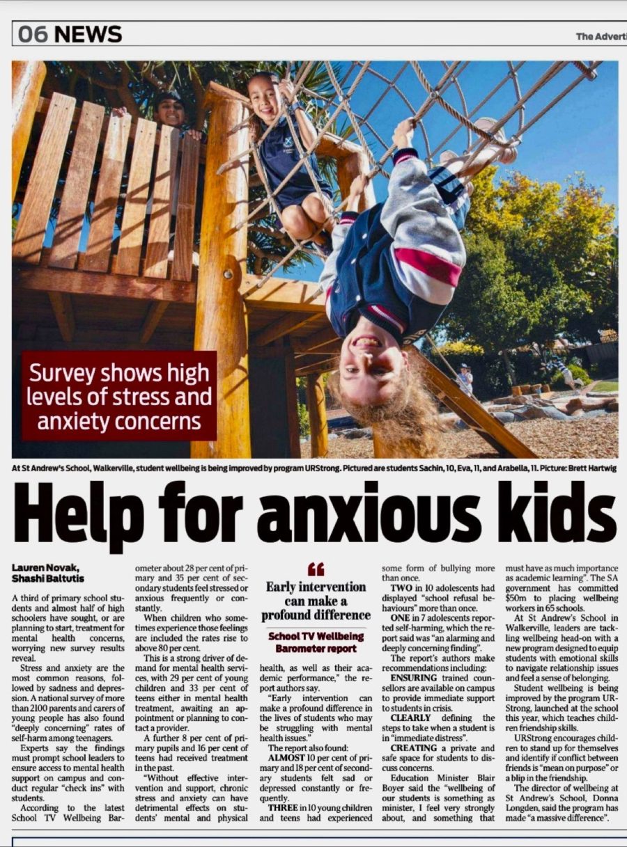 URSTRONG School Spotlight: St Andrew's School (Adelaide, SA) | URSTRONG
