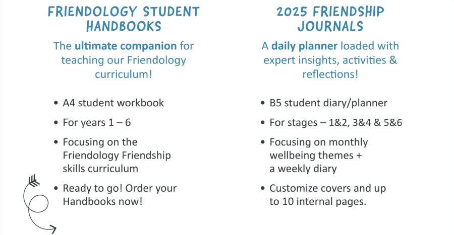 Friendology Student Handbooks or Friendship Journals? | URSTRONG